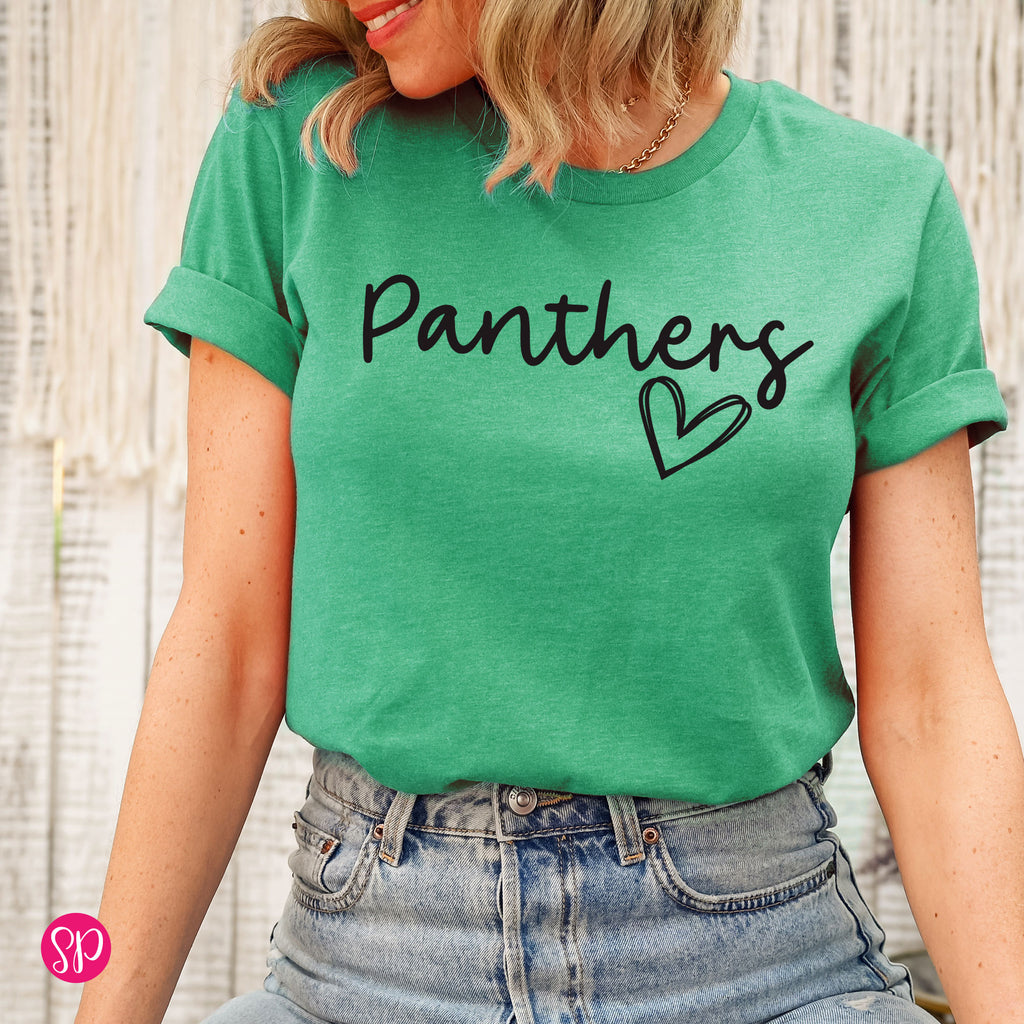 Cursive Team Name with Heart Unisex T-Shirt – Spunky Pineapple